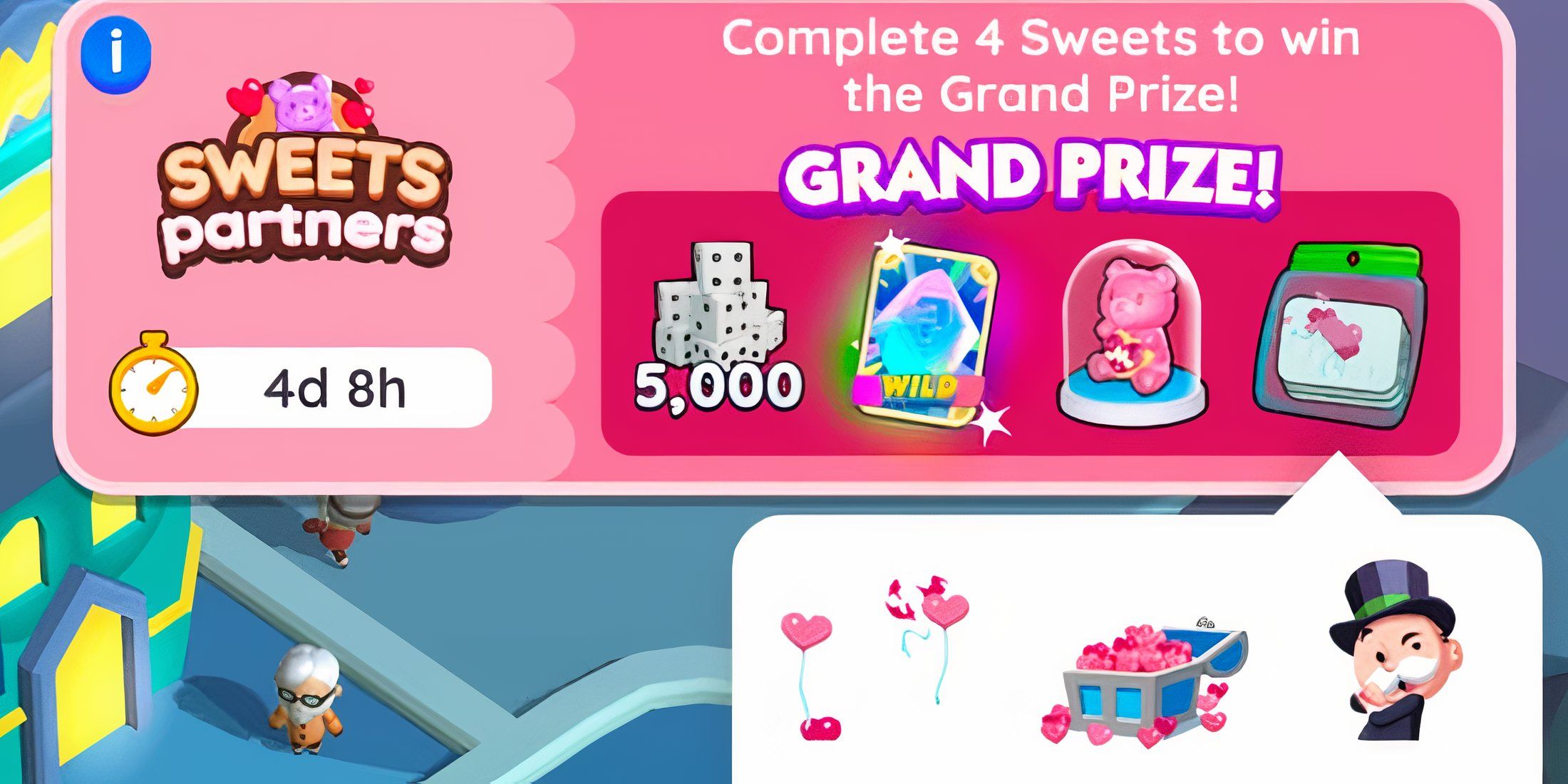 Monopoly GO: Sweet Partners Rewards And Milestones