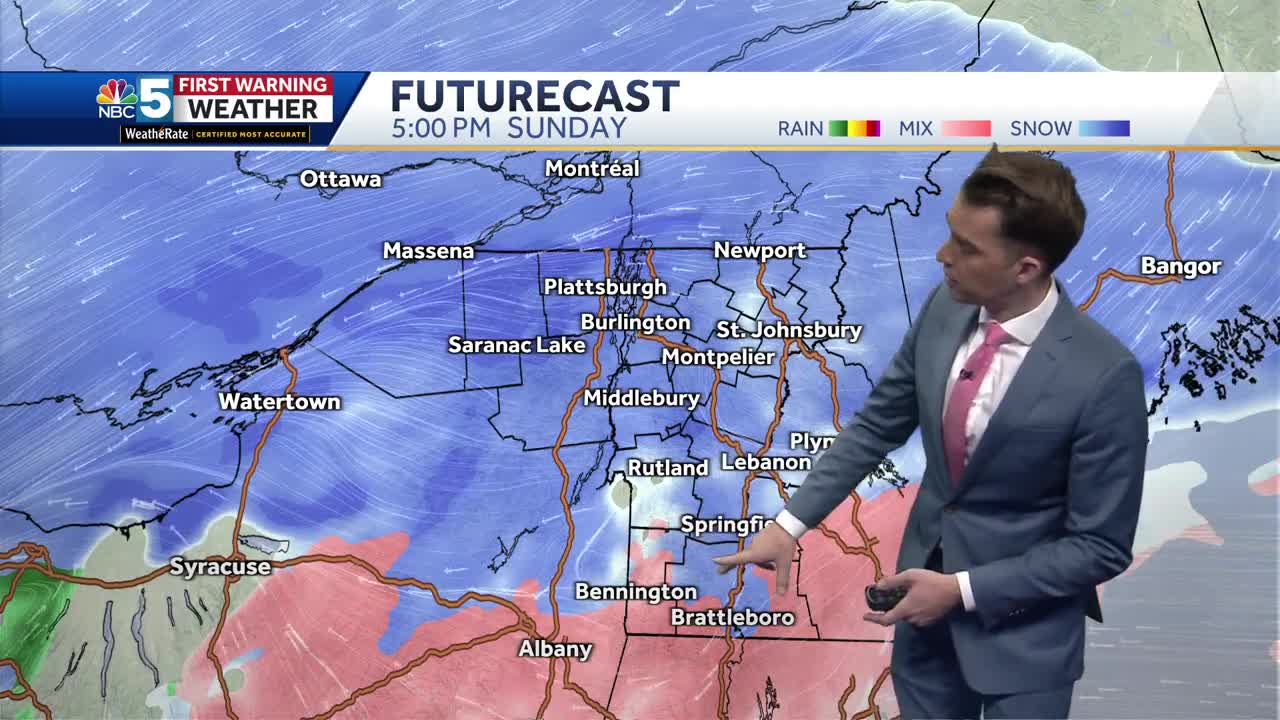 Impactful storm to hit Vermont on Presidents Day weekend (2-13-25)