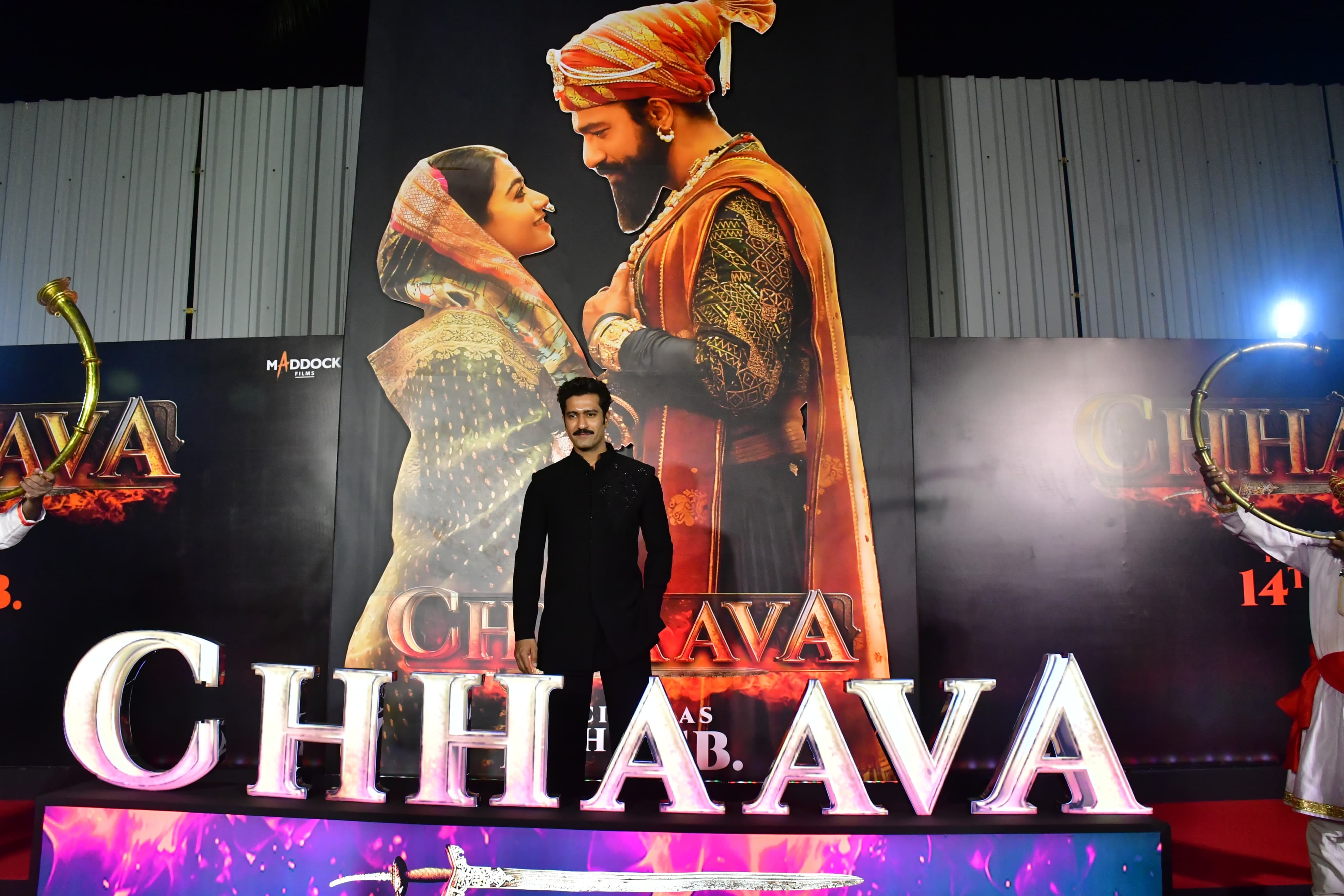 Vicky Kaushal and Katrina Kaif spotted together at 'Chhaava' screening ...