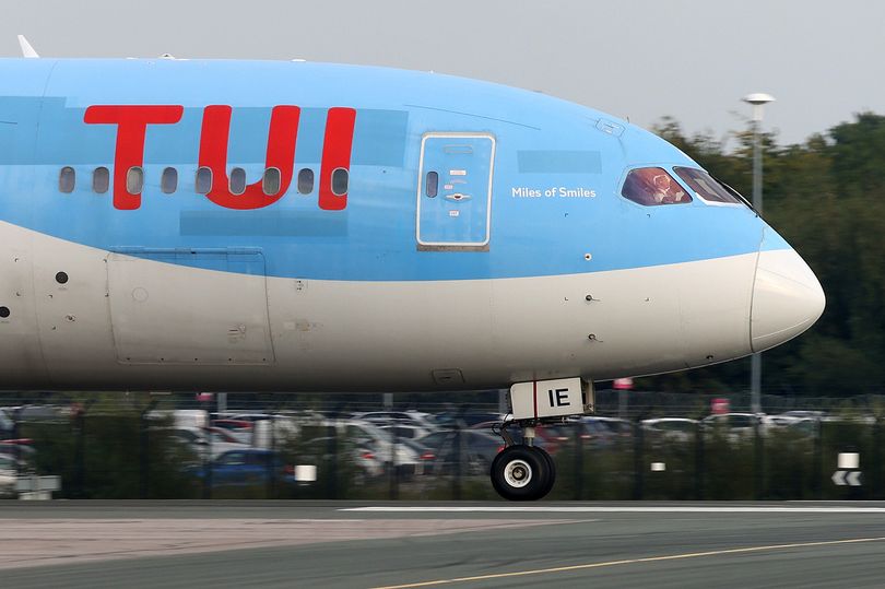 TUI flight to Manchester Airport within 20 minutes of running out of ...