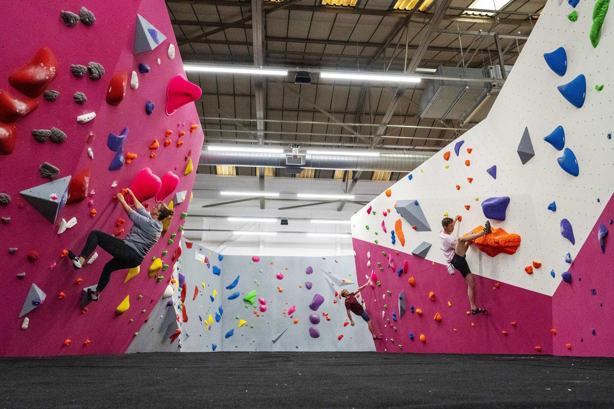 Climbing Hangar: Excitement as new indoor rock climbing complex in ...
