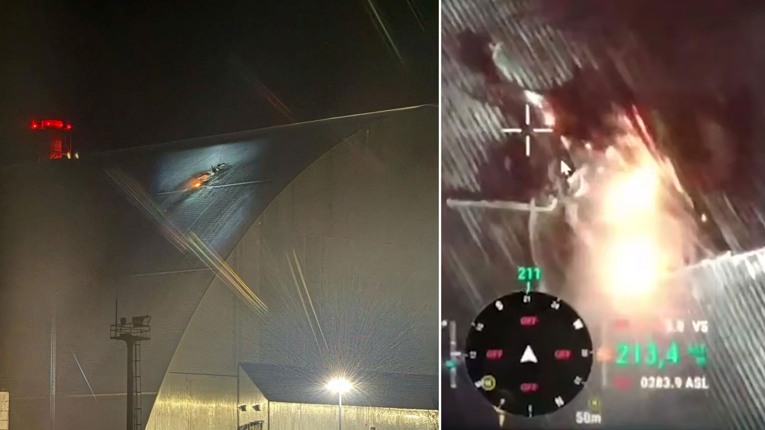 Drone attack hits Chernobyl nuclear plant sparking fears of radiation leak