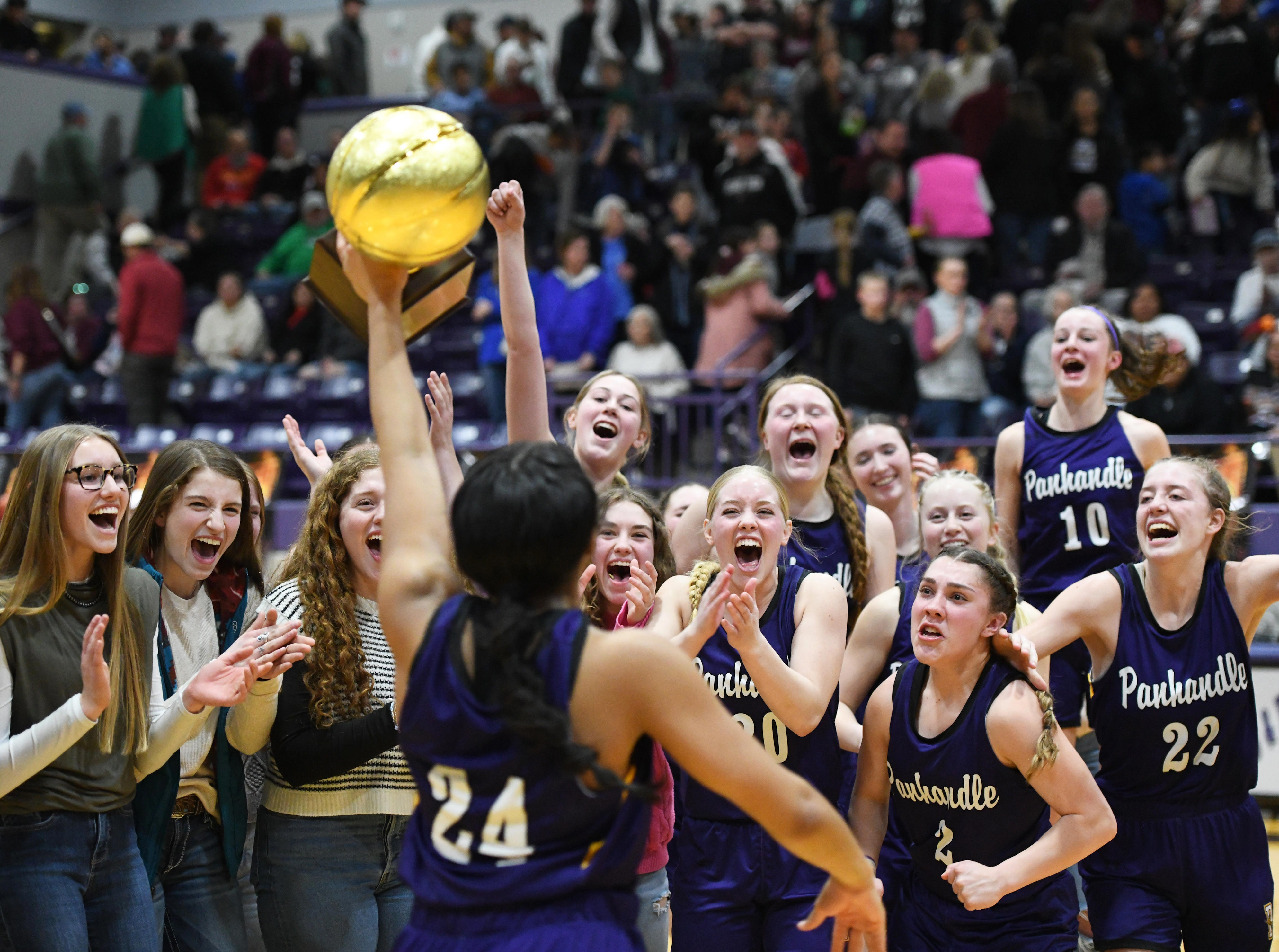 Ann Garrison does the dirty work as Panhandle girls basketball holds ...