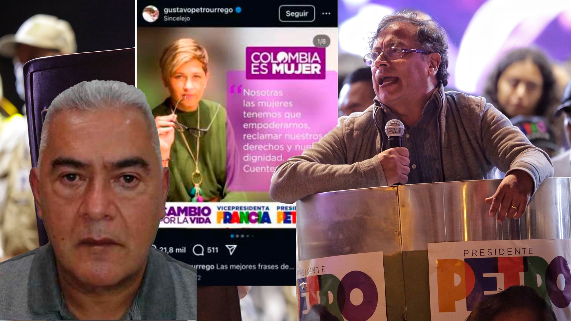 Verónica Alcocer, Gustavo Petro y Papá Pitufo: ¿el zar del contrabando ...