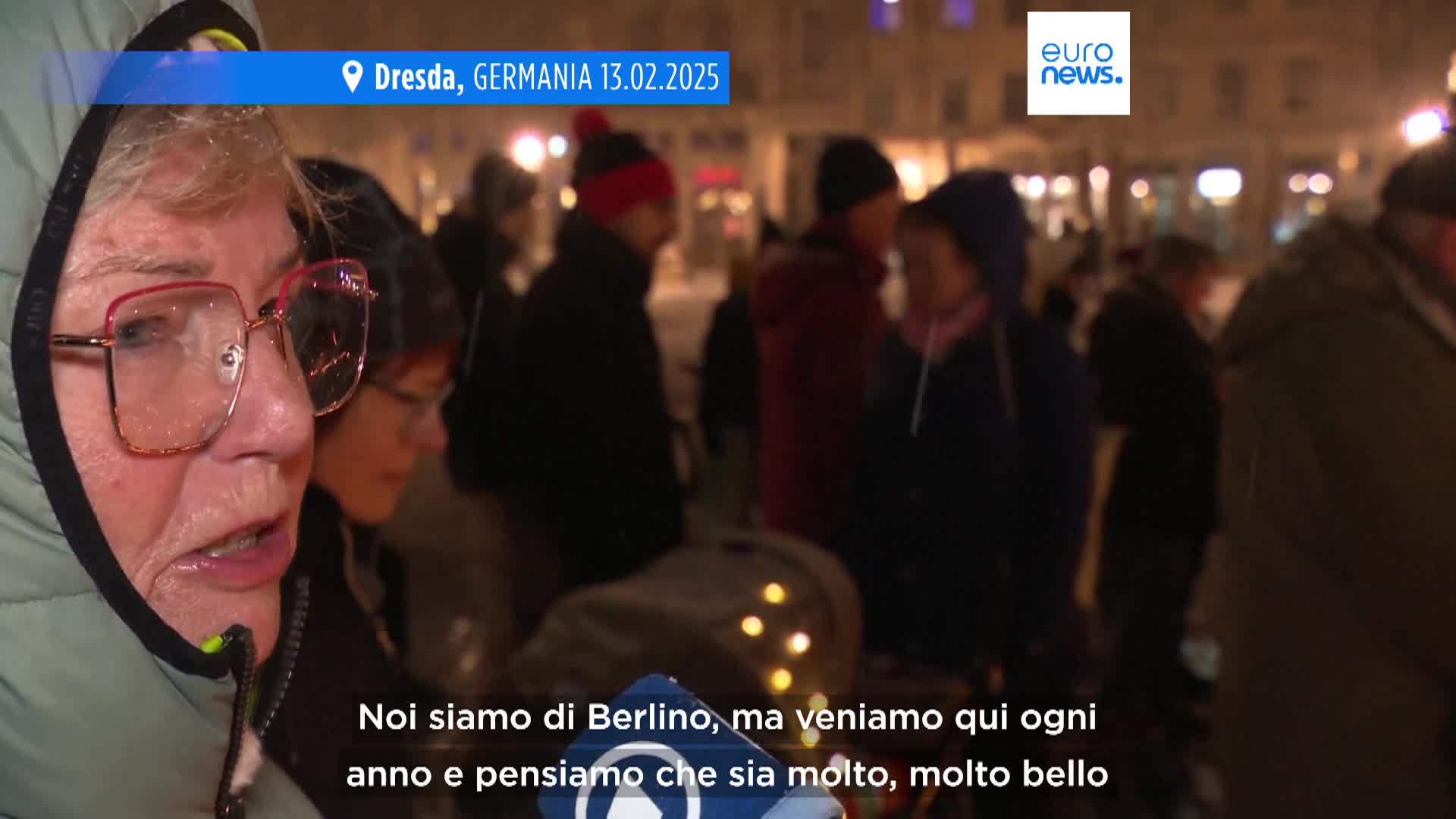 Dresda, 80° anniversario dei bombardamenti alleati al fosforo della ...