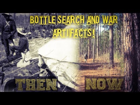 Finding a bottle dump and old war camp - Bottle digging and metal ...