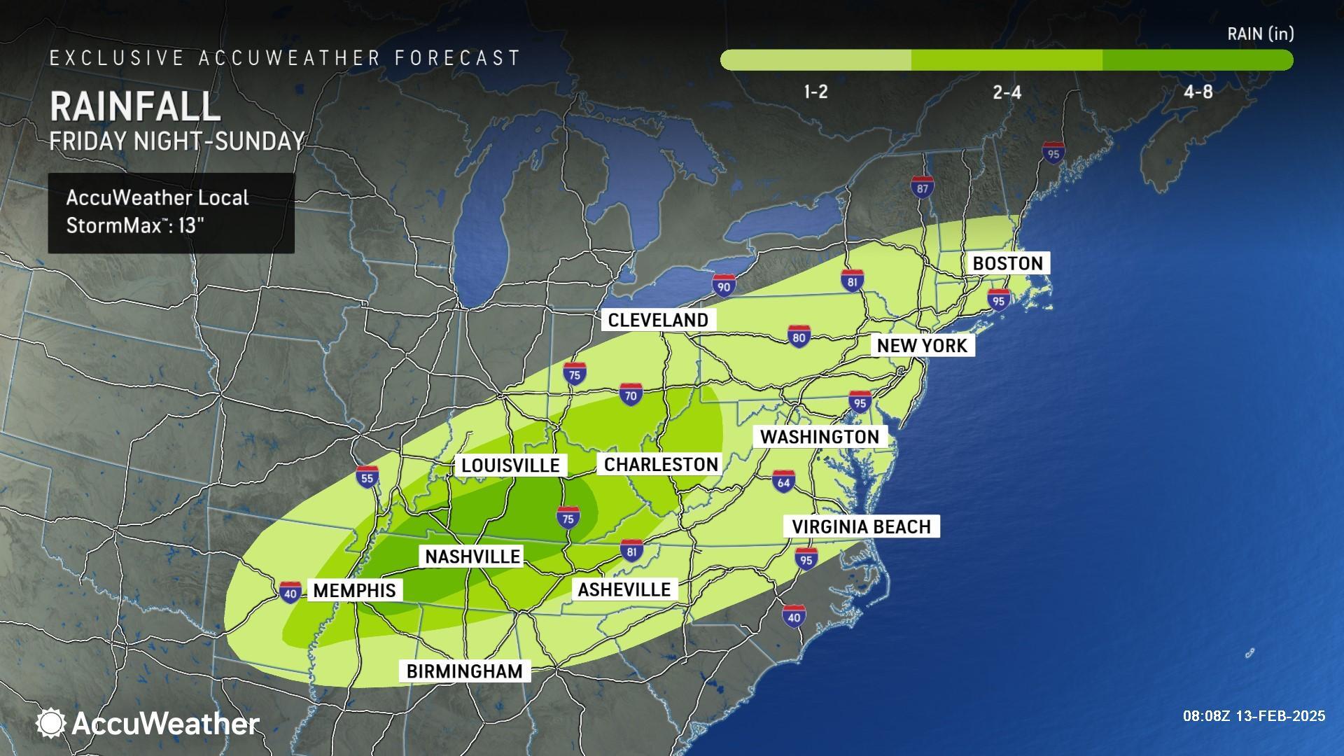 Freezing rain, minor flooding possible for Augusta County this weekend ...