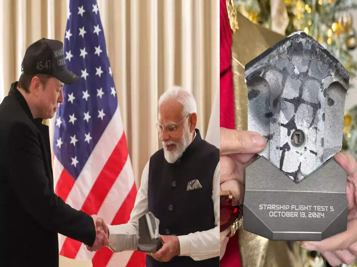 Elon Musk's unique gift to PM Modi during his US visit captures ...