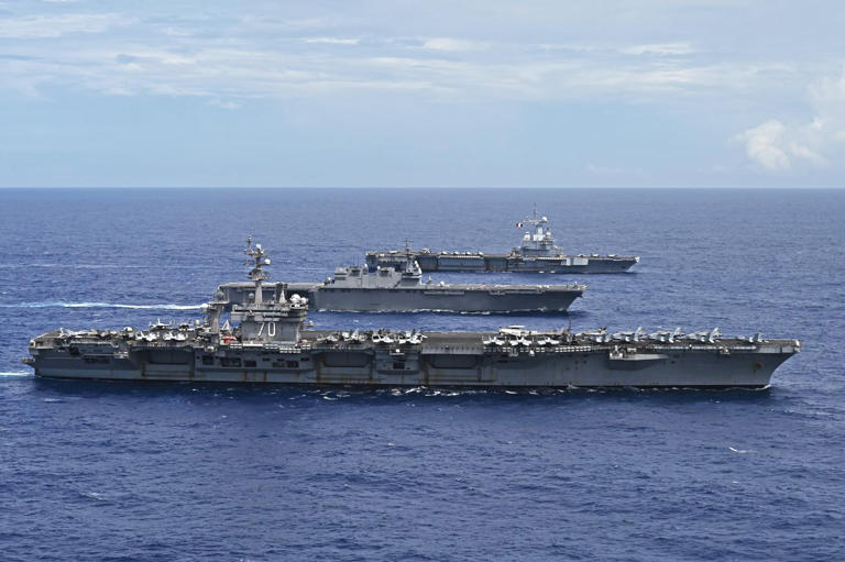 Triple Aircraft Carrier Exercise Sends Warning to China