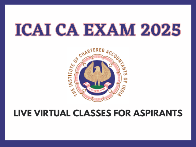 ICAI CA Foundation 2025: Live Virtual Classes Begin for May & September ...