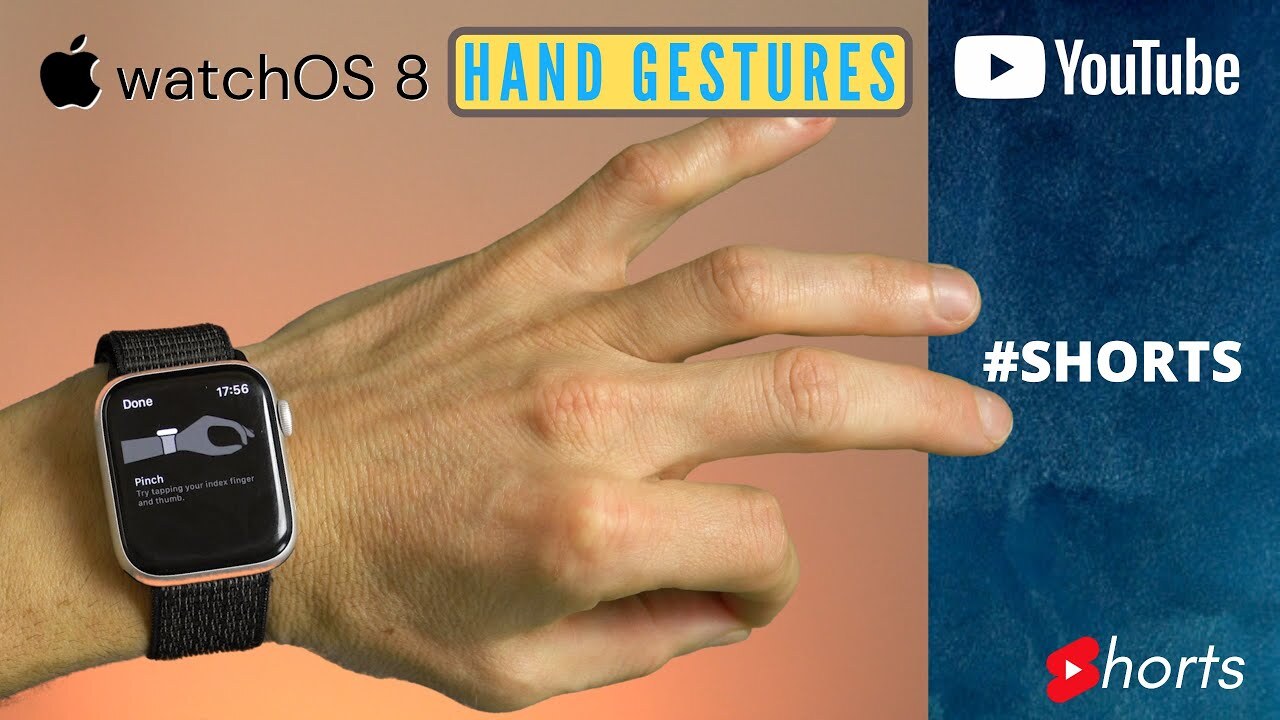 How to Use Apple WatchOS8 Assistive Touch Hand Gestures #Shorts