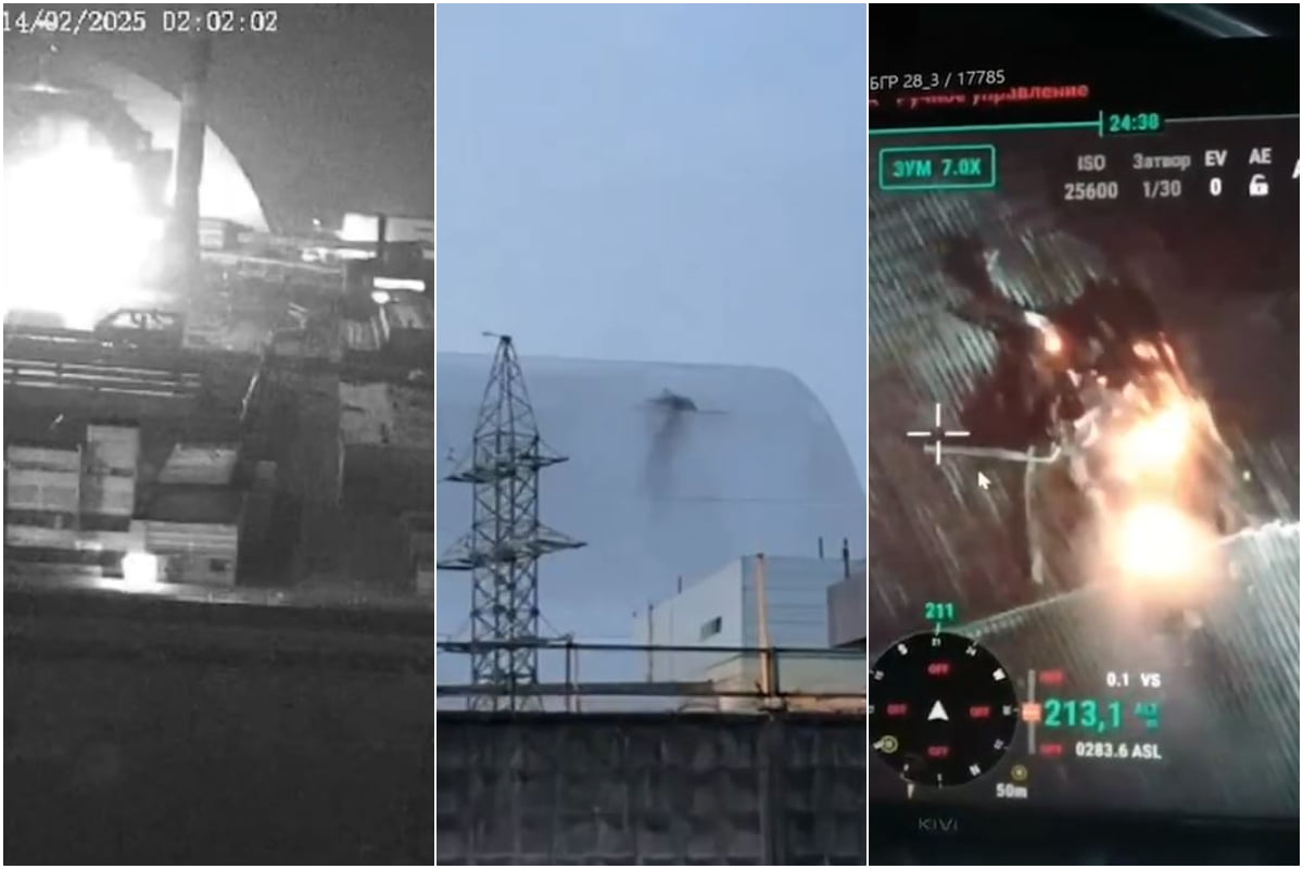 La Russia attacca Chernobyl, drone contro il “sarcofago” della centrale ...