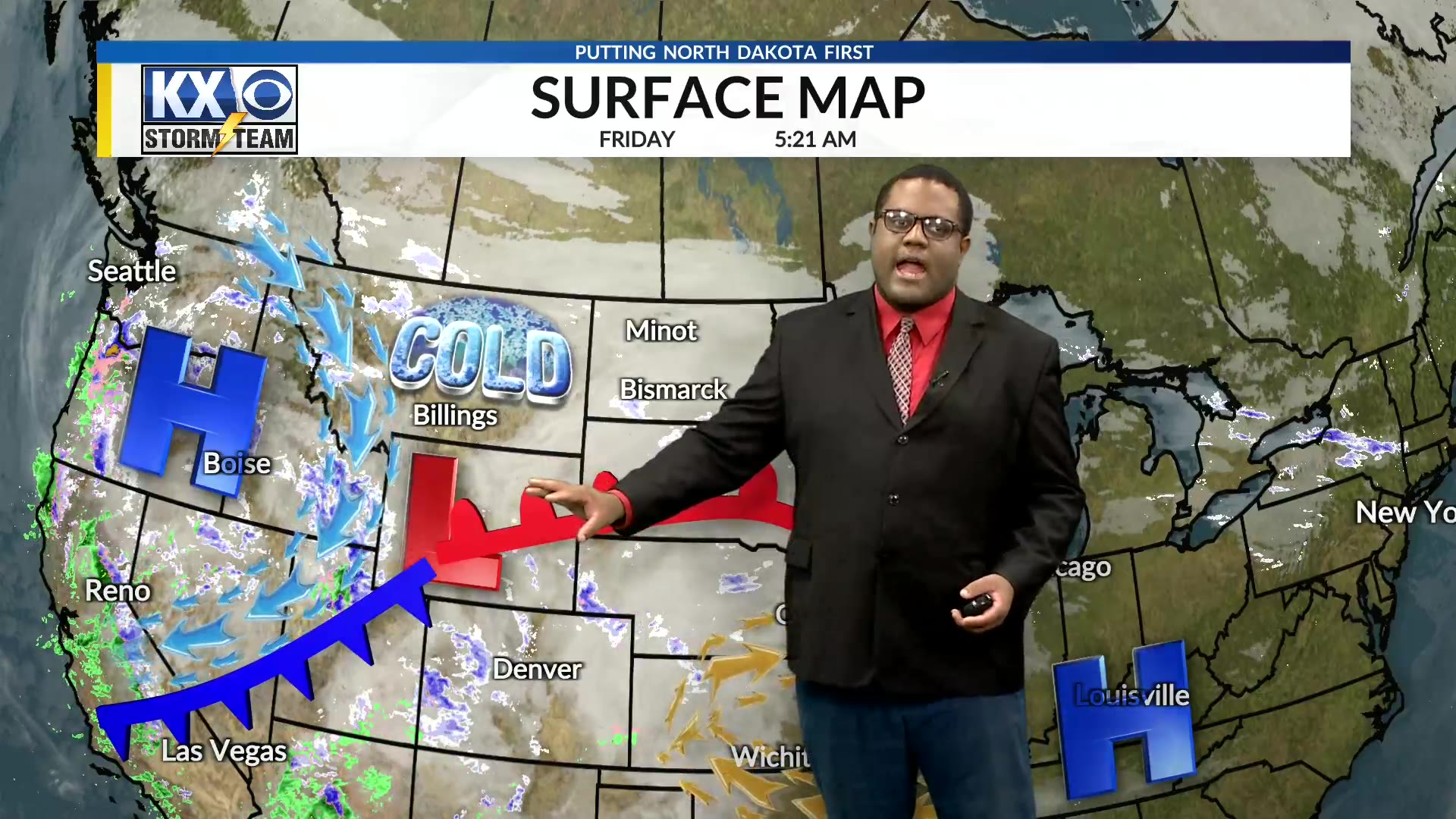 Meteorologist Andre Brooks Morning Forecast 2-14