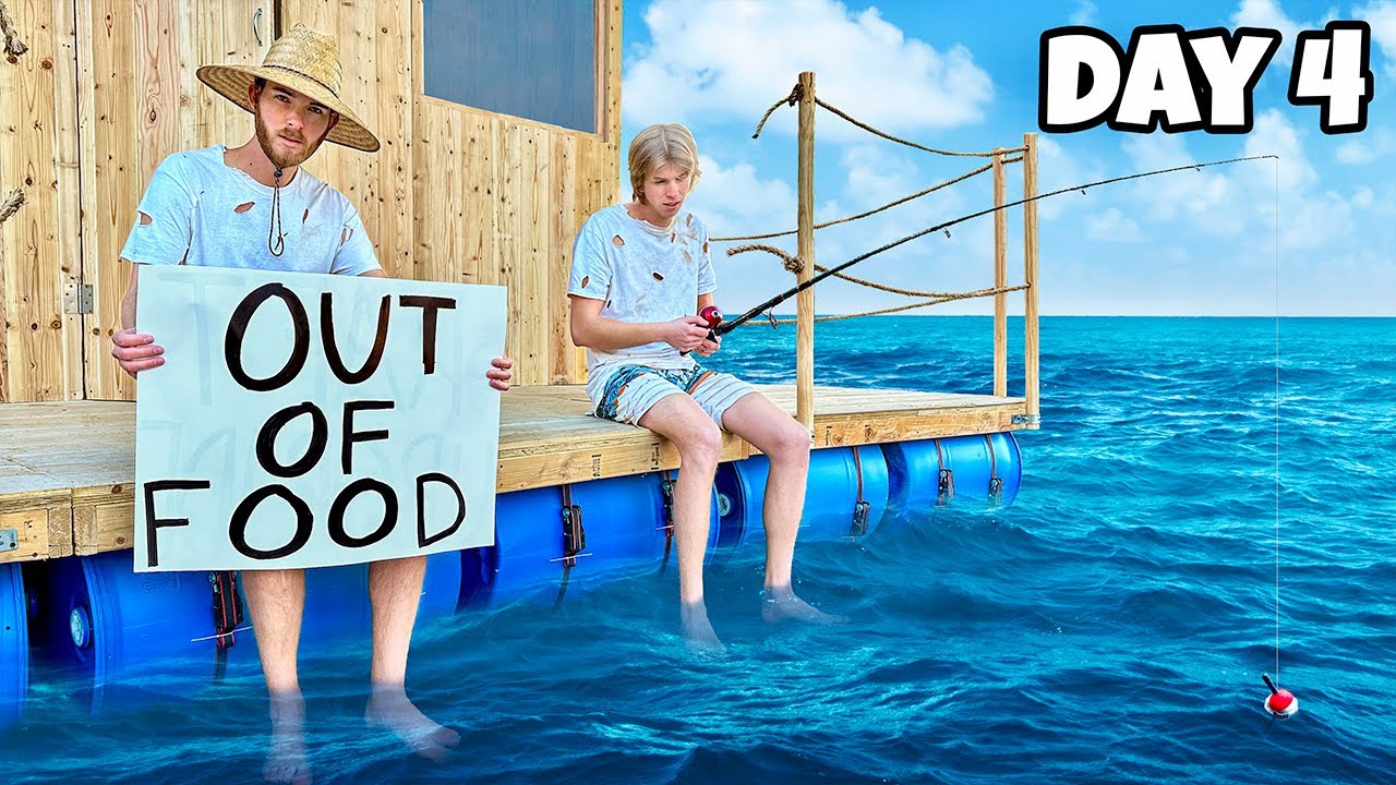 Stranded 100 Hours on a Homemade Raft - Day 4