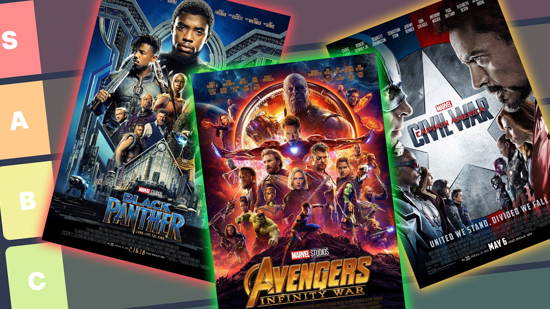 Every MCU Movie Tier List