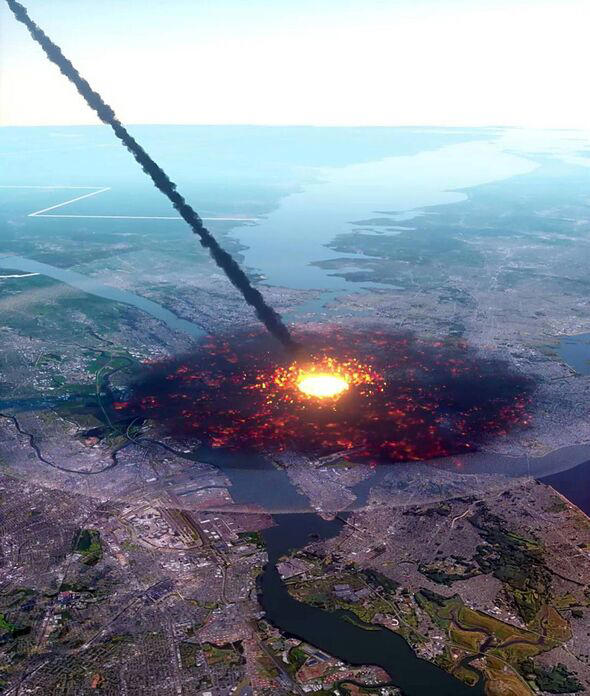 Terrifying simulation shows devastation if asteroid hits Earth in 2032