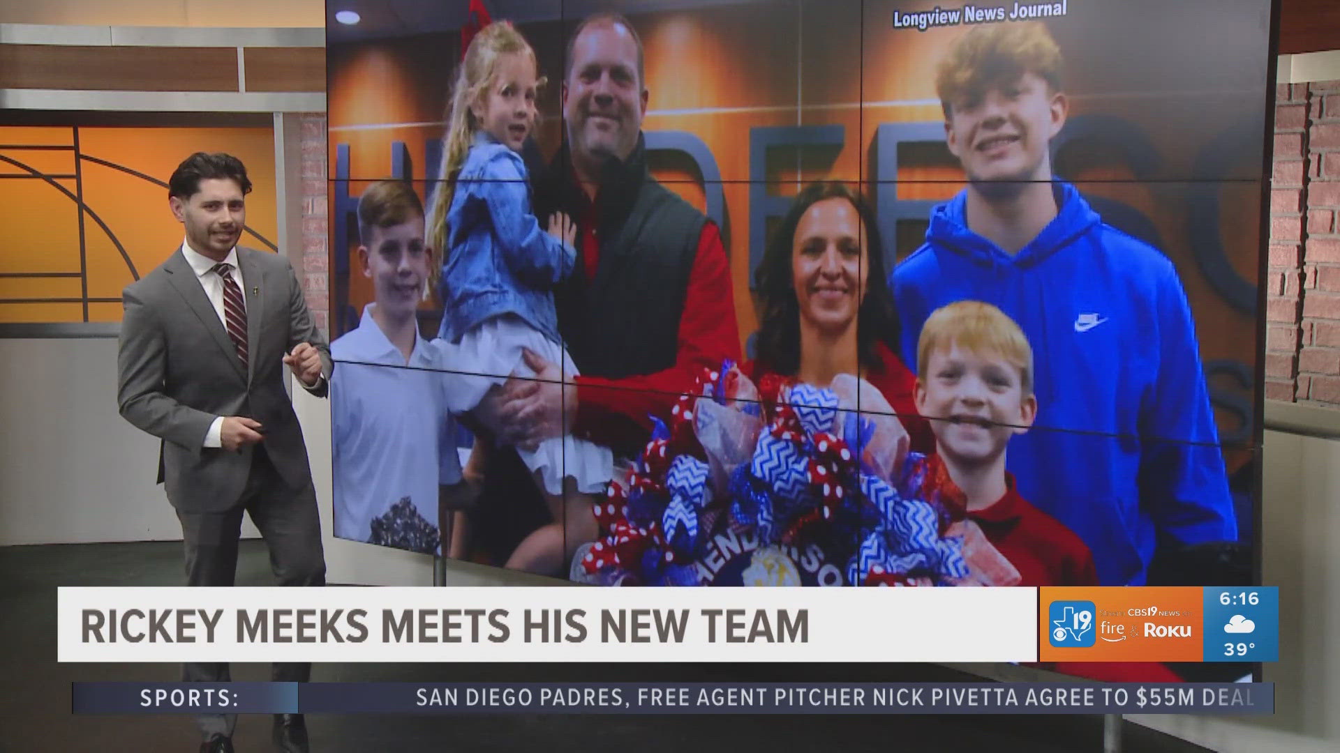 Ricky Meeks meets new team at Henderson High School