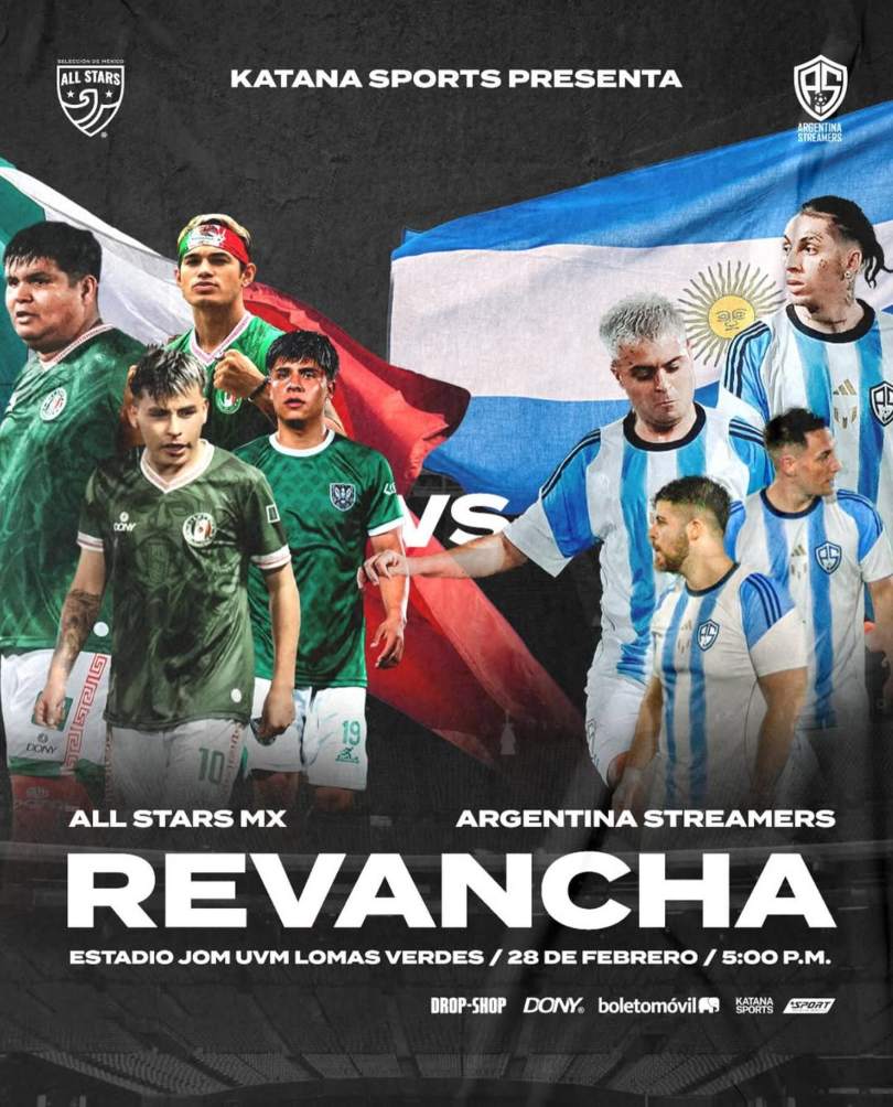 ¡México vs Argentina Streamers! La Revancha se Juega en Casa; Fechas ...
