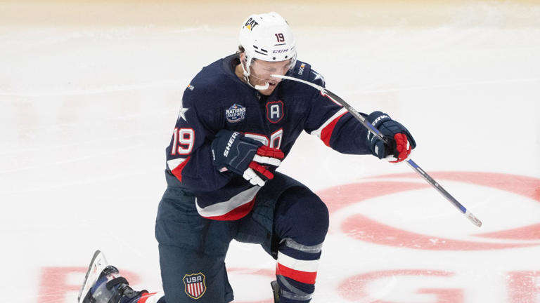 USA’s Matthew Tkachuk has waited nine years to face Canada at 4 Nations Face-Off