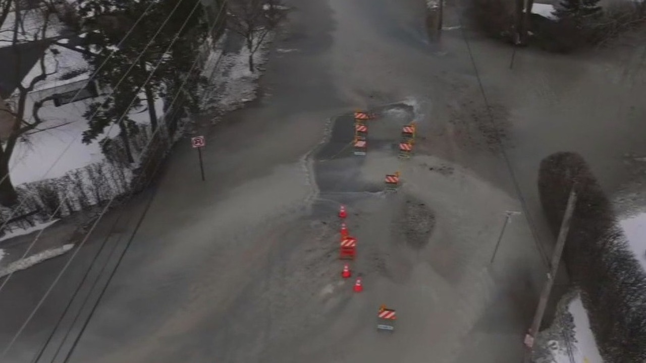 Skokie water main break floods neighborhood; boil order issued, schools ...