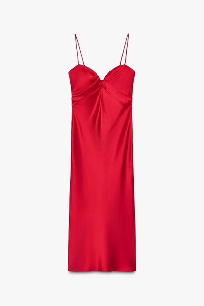 The 9 most flattering and elegant red dresses from Zara to dazzle this ...