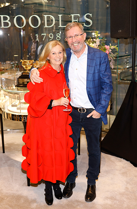 Ruby Walsh's wife Gillian supports him at glitzy Boodles Cheltenham ...