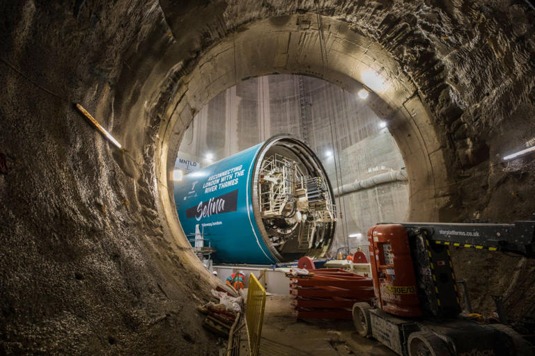 Inside London's new £5,000,000,000 super sewer stopping sewage flooding ...