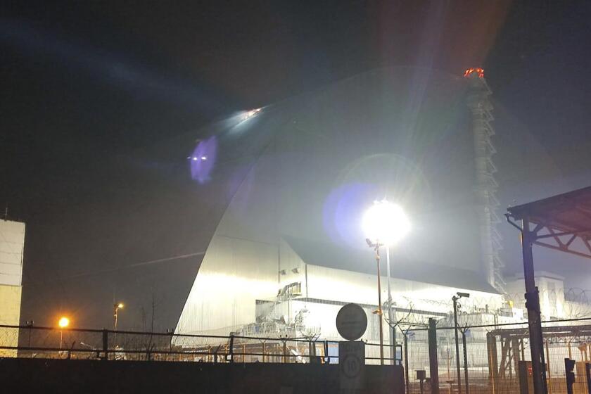 A drone damaged the outer shell of Ukraine's Chernobyl nuclear plant ...