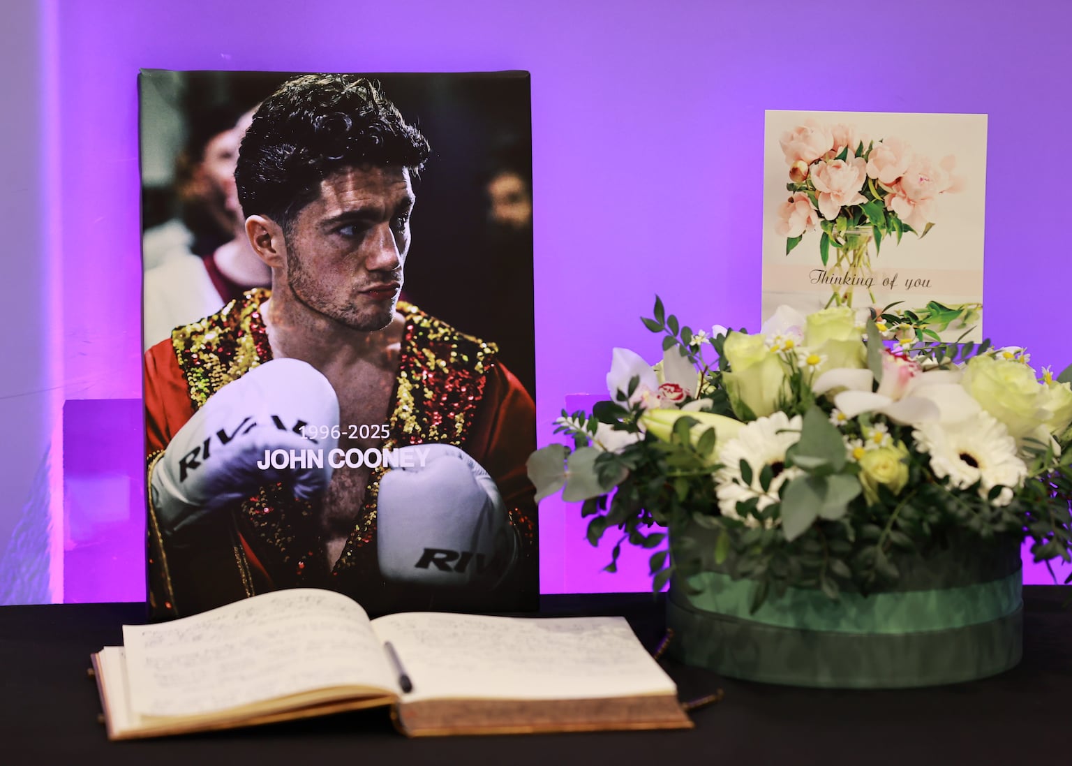 Hundreds attend funeral of boxer John Cooney who died after Belfast ...