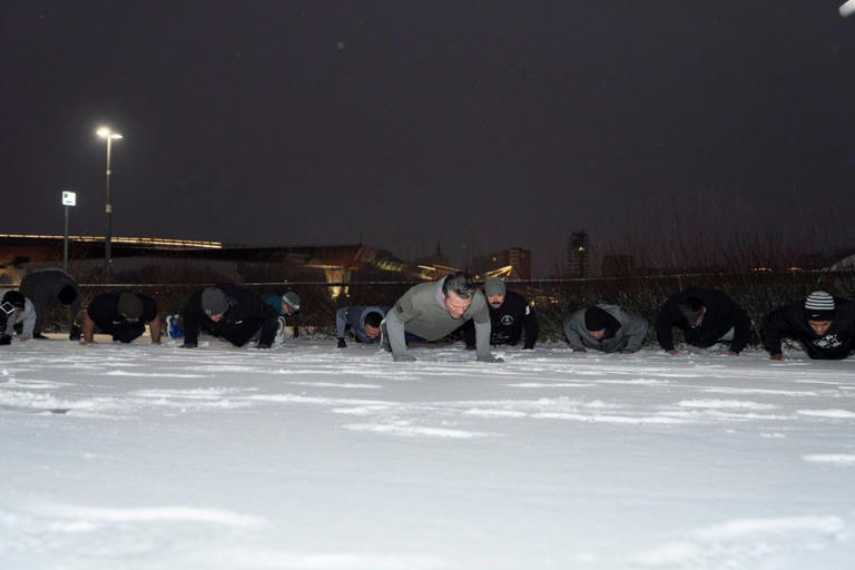 Pete Hegseth works out with soldiers in the snow as military reasserts ...