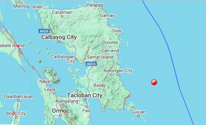 Magnitude 5.6 earthquake jolts Hernani, Eastern Samar