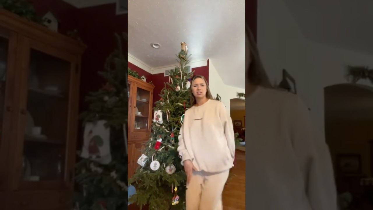 Was that a ghost? #christmastree #ghostofchristmaspast