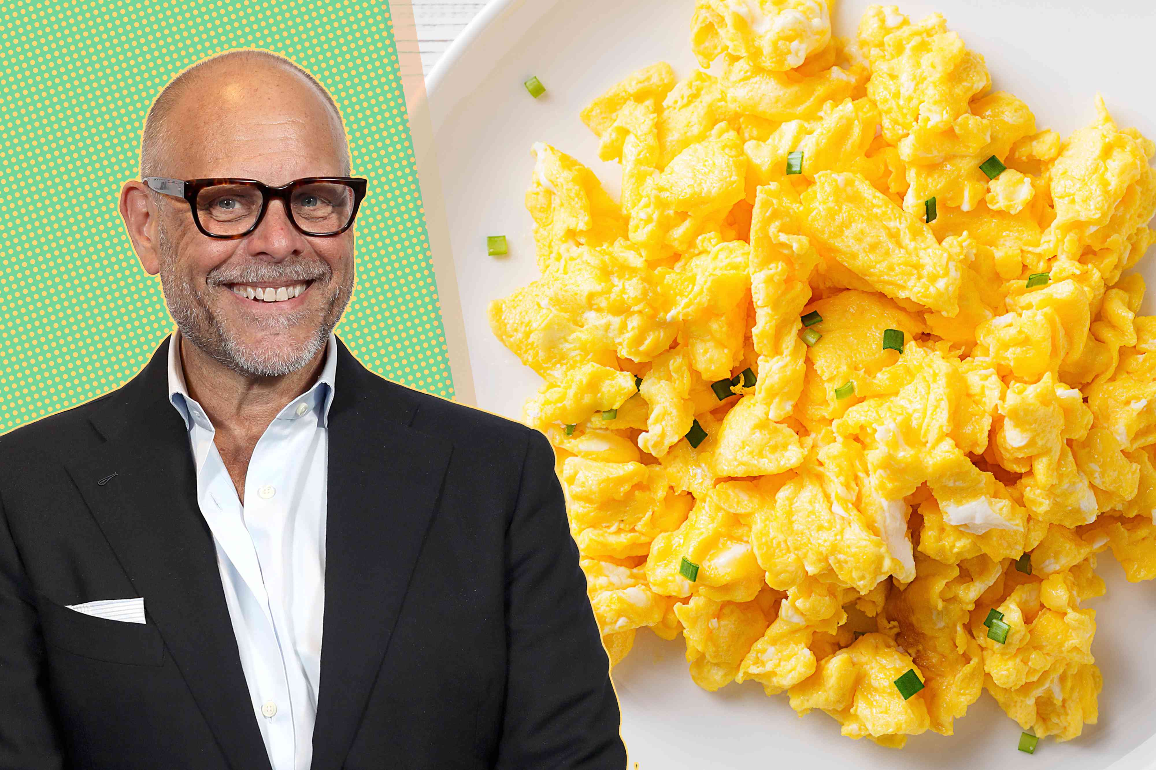 Alton Brown's secret ingredient for perfect scrambled eggs every time