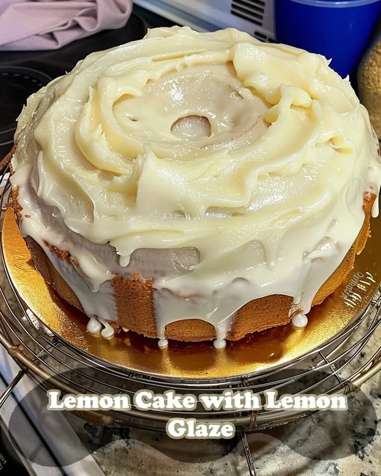 Lemon Cake with Lemon Glaze: A Bright & Zesty Treat
