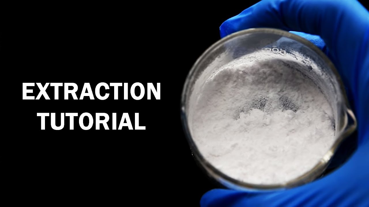 How to extract chemicals from over the counter products