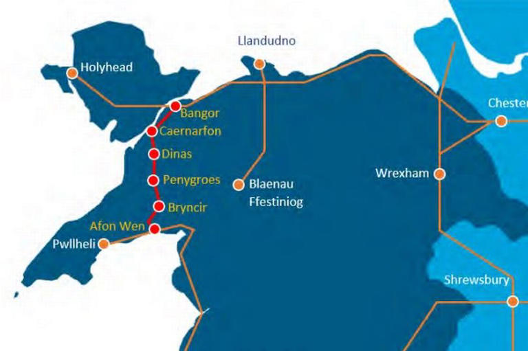 The route and many hurdles for a new train link between Bangor and the ...