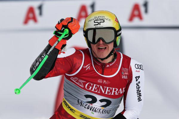 Raphael Haaser wins gold in men's giant slalom at Alpine worlds