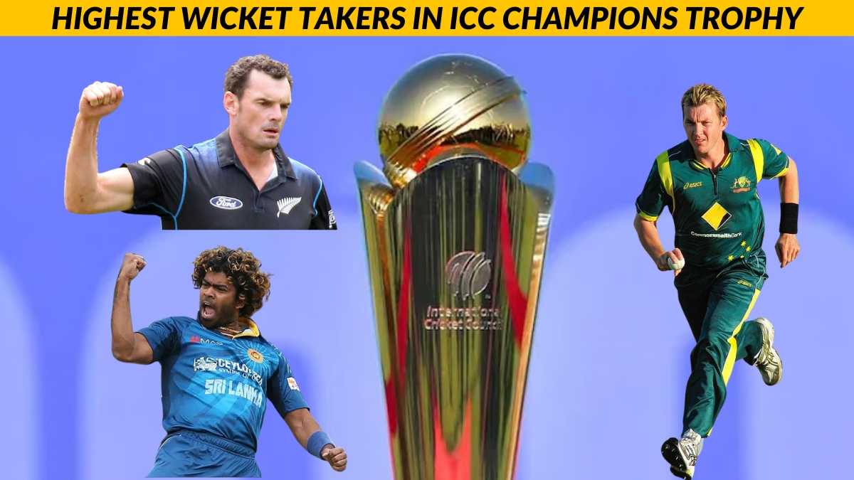 Highest Wicket-Taking Bowlers in ICC Champions Trophy (1998-2025)