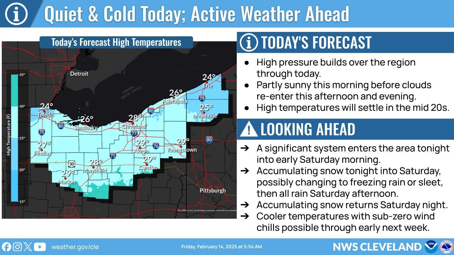 Winter Weather Advisory. 'Significant' winter storm headed toward Akron ...
