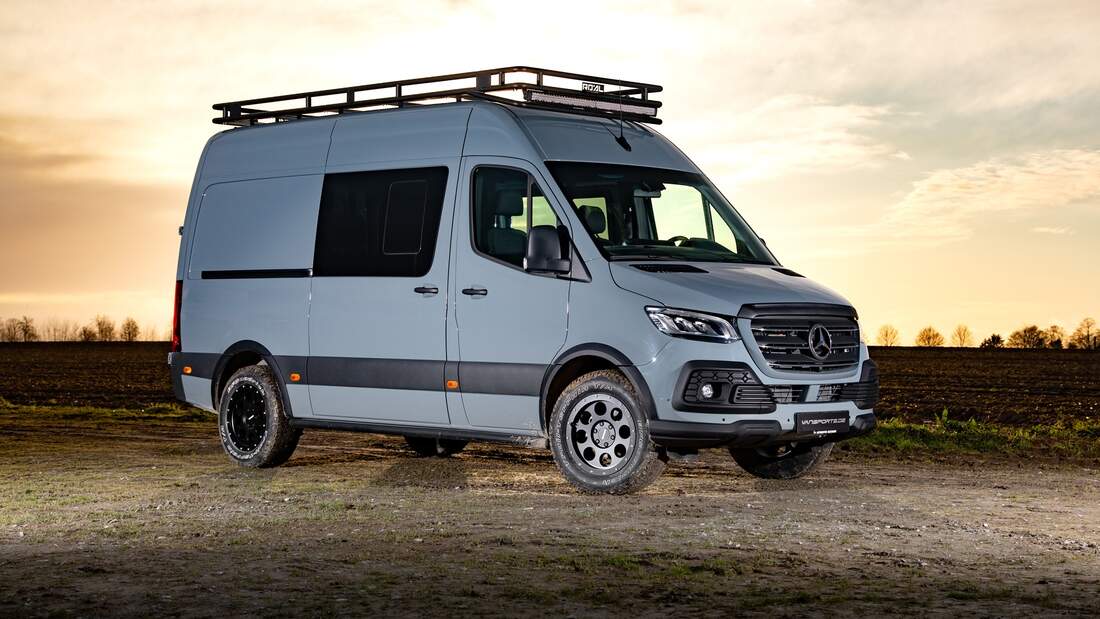 Vansports Gravel-X Tuning Sprinter: Mercedes Sprinter mit Offroad-Attitüde