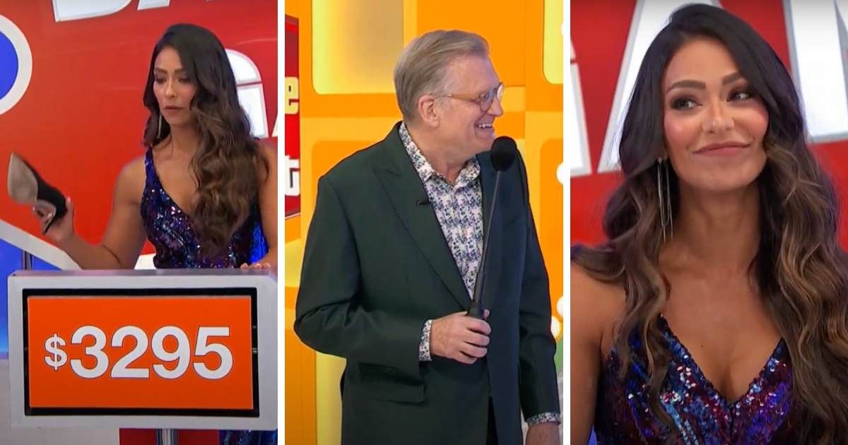 'Price is Right' model stuns everyone by removing her high heels for an ...