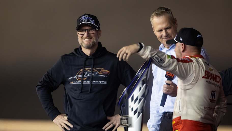 Dale Earnhardt Jr.'s emotional response to JR Motorsports qualifying ...