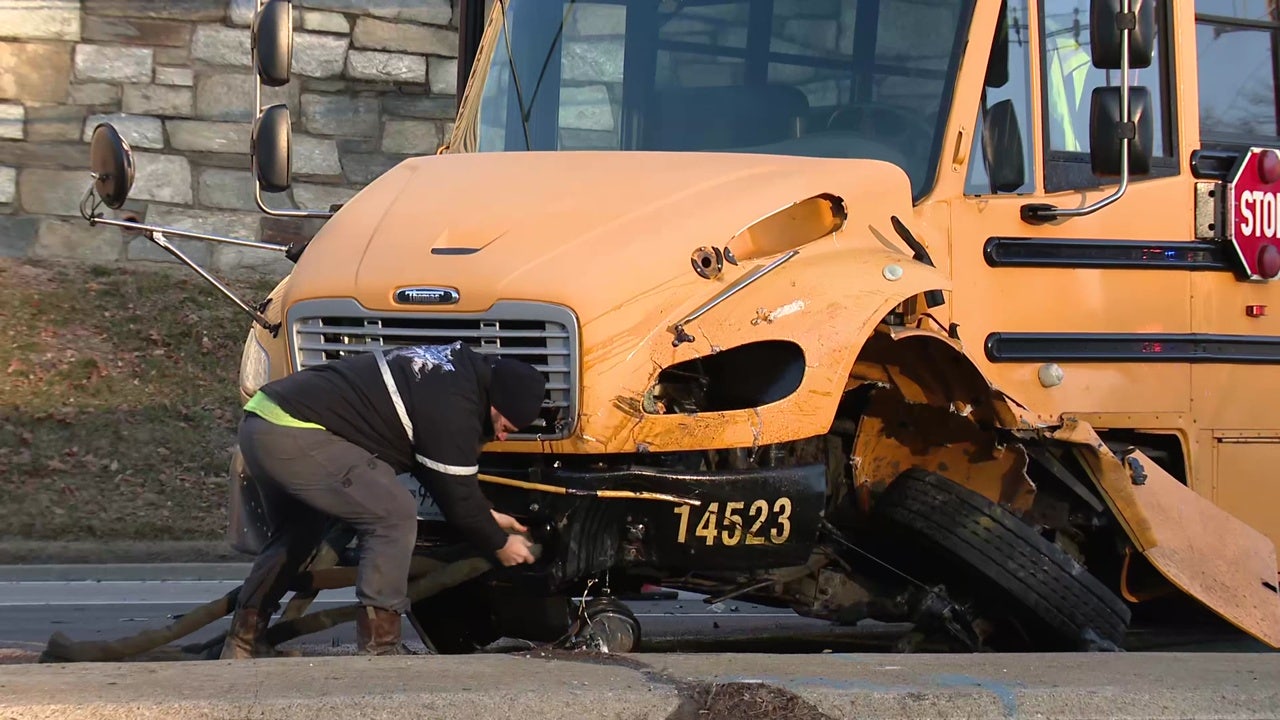 School bus crash in Montgomery County happened on icy roadway ...