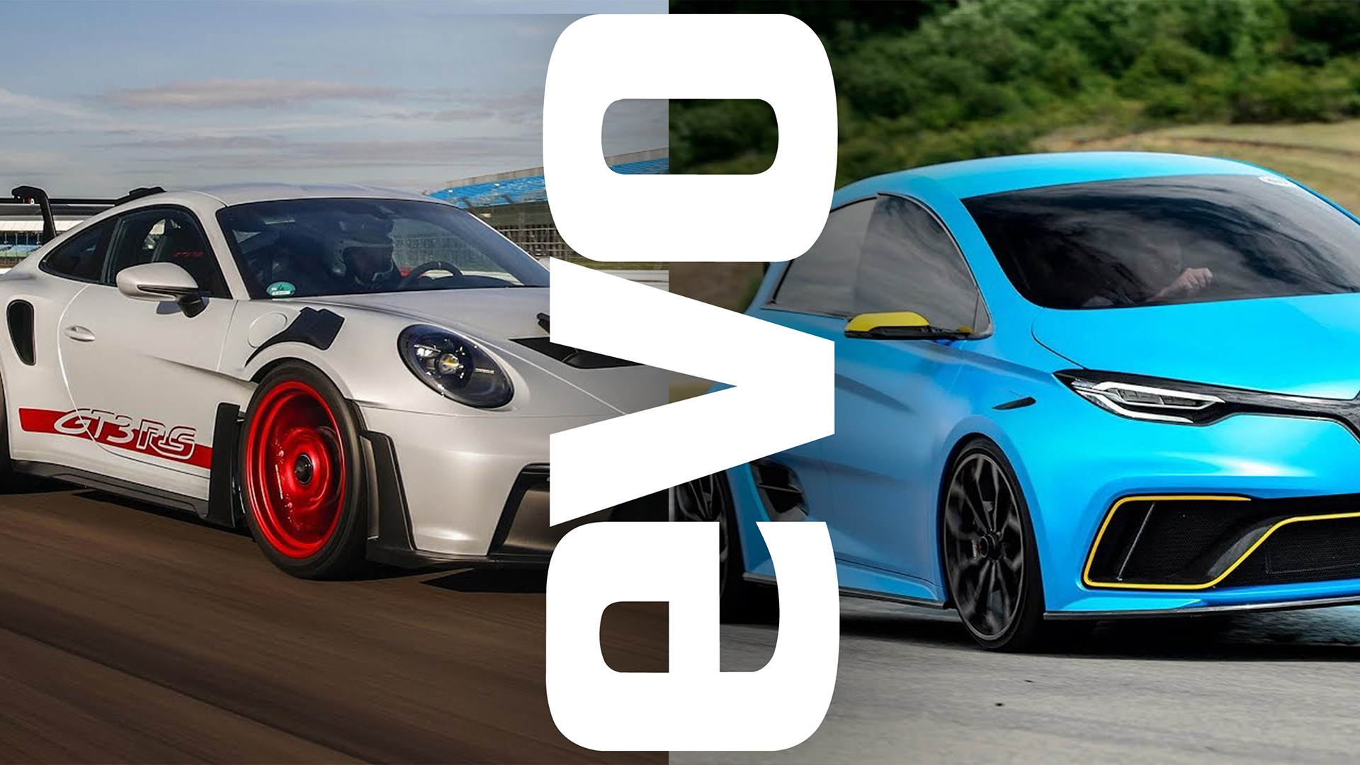 Porsche 911 GT3 RS vs. Renault Zoe E-Sport