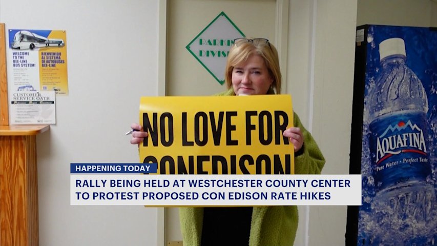 'No Love for Con Edison' rally at Westchester County Center protests ...