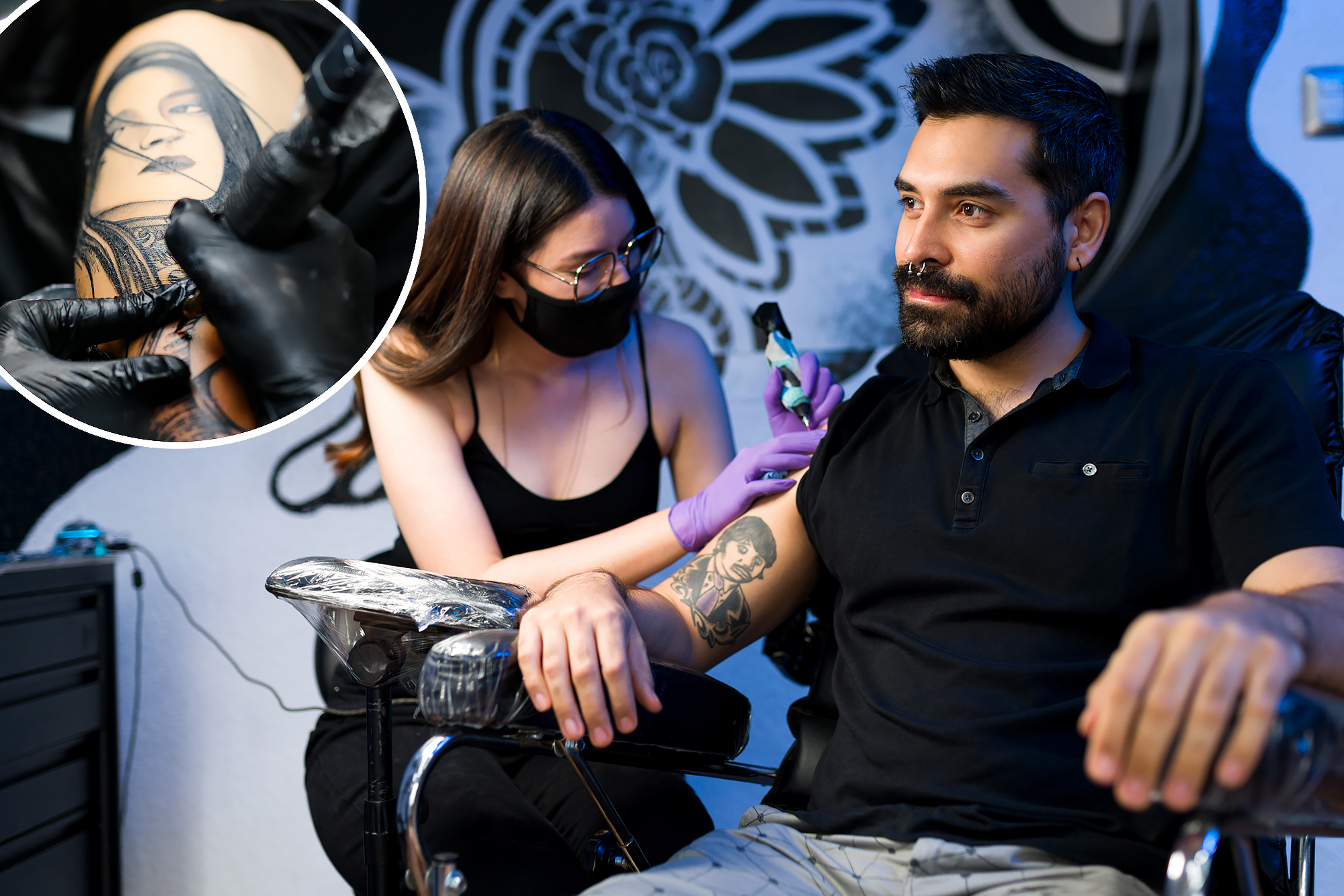 How much ink really stays in your body when you get tattooed: study