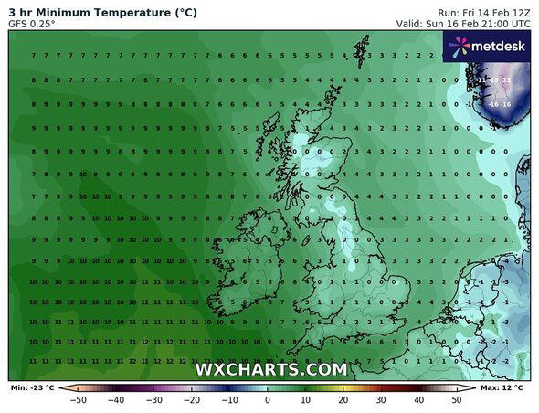 New UK snow maps show 12 cities to escape 446-mile barrage on Sunday ...