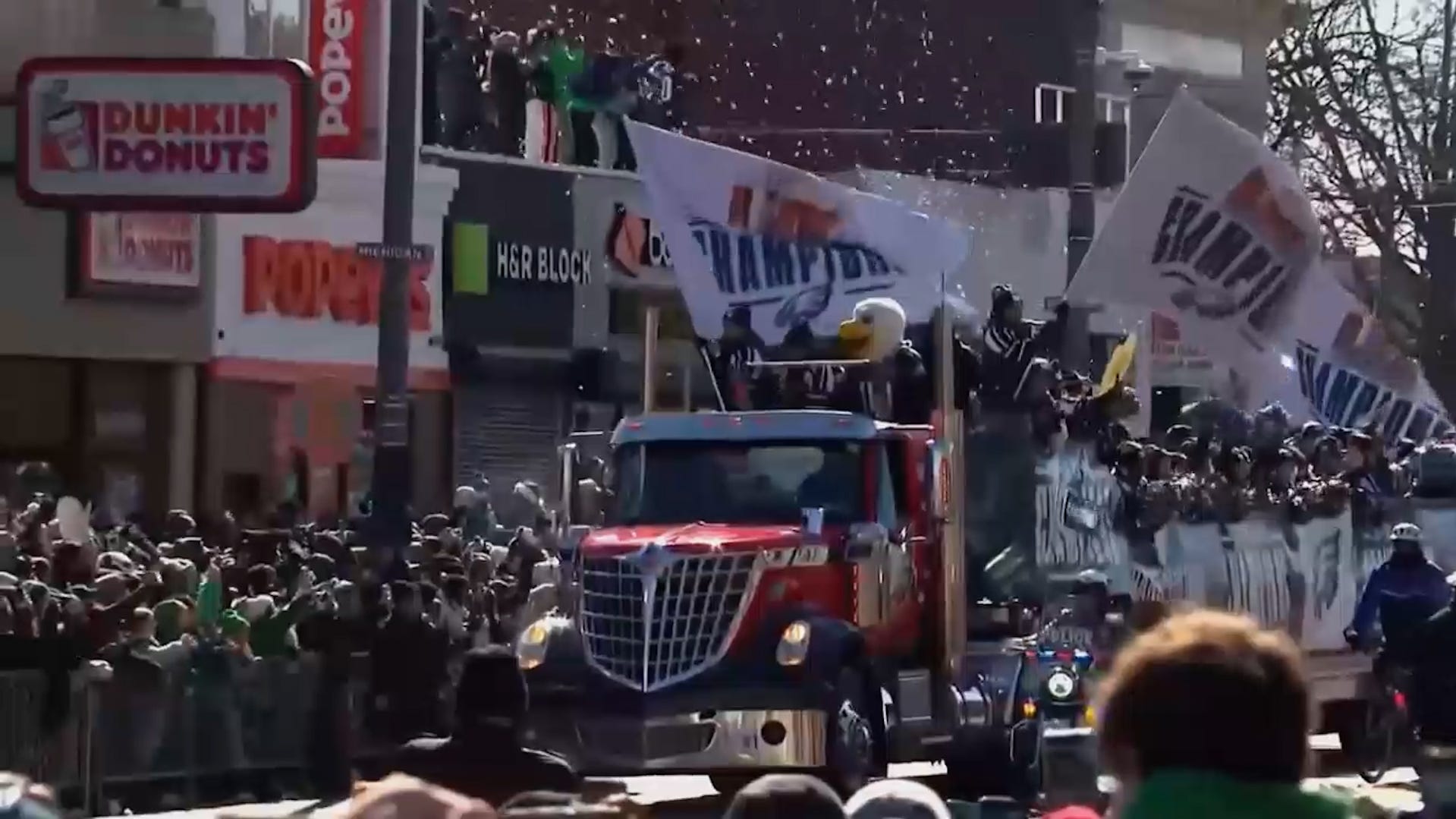 Philadelphia Eagles celebrate Super Bowl win in hometown parade