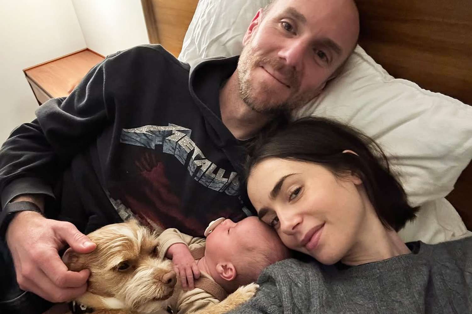Lily Collins Shares Family Photo Featuring Baby Daughter Tove as She Says She 'Can't Imagine ...