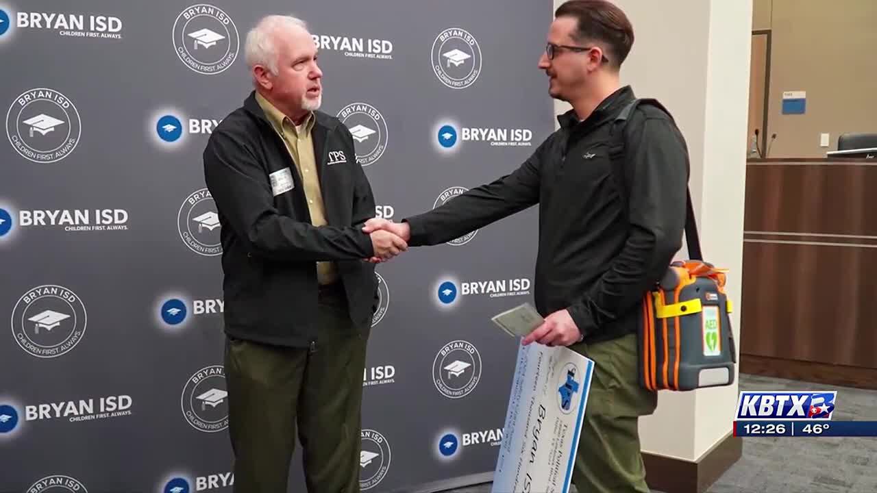 Feel Good Friday: Grant allows Bryan ISD to buy AED machines